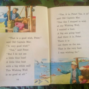The Wishing Well Primary Reader Illustrated Florence Hoopes - Etsy