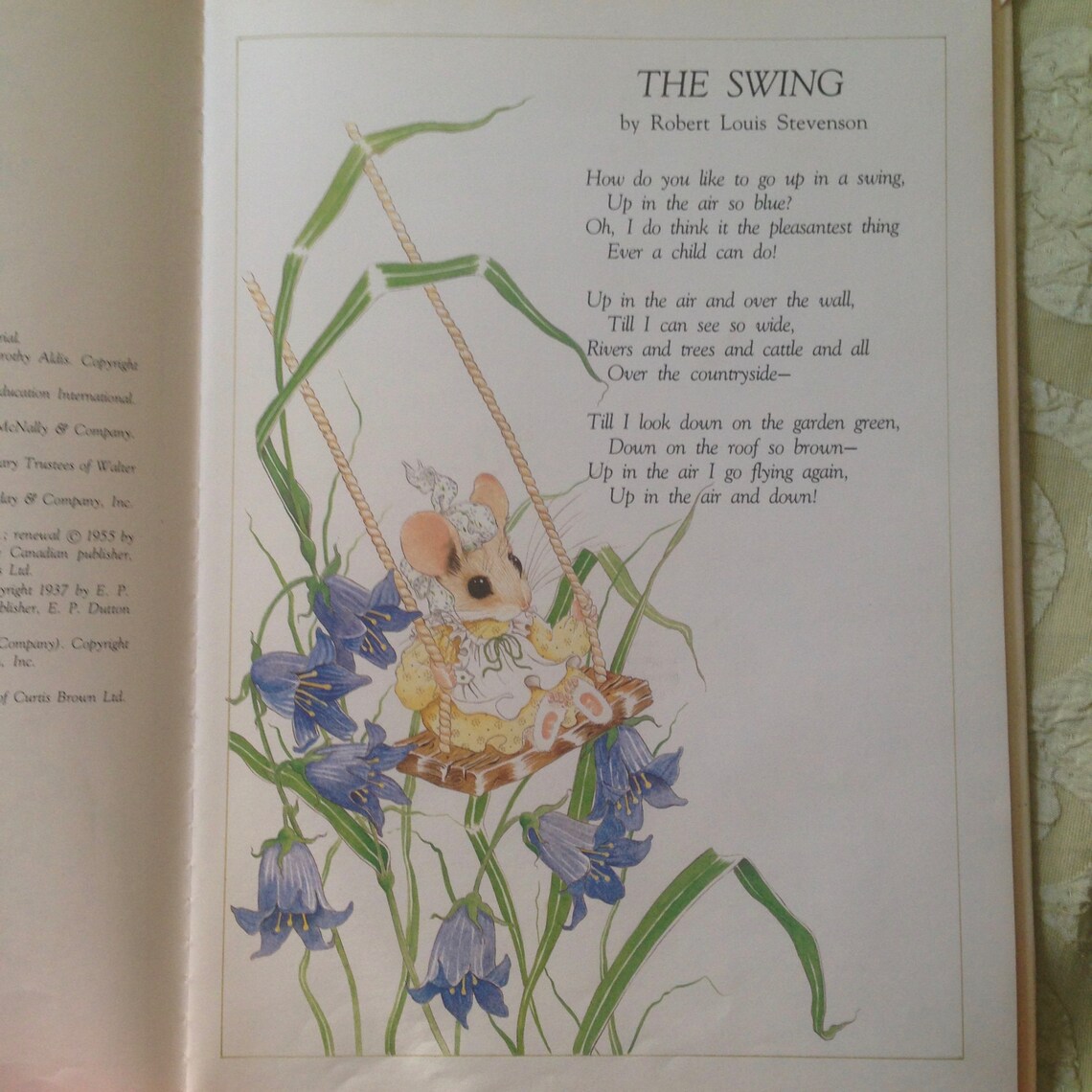 A Merry Mouse Book of Favorite Poems Pricilla Hillman - Etsy