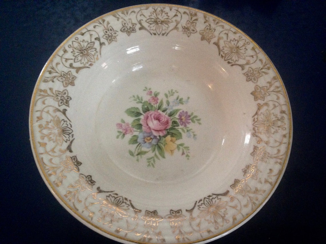 American Limoges ROSALIE Triumph 6 Dessert Bowls Side Dishes - Etsy