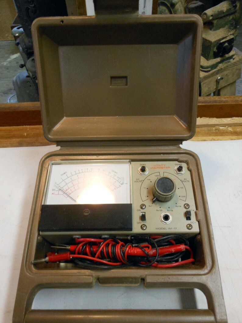 Heathkit Utility Solid-state Voltmeter Model IM-17 Plastic | Etsy