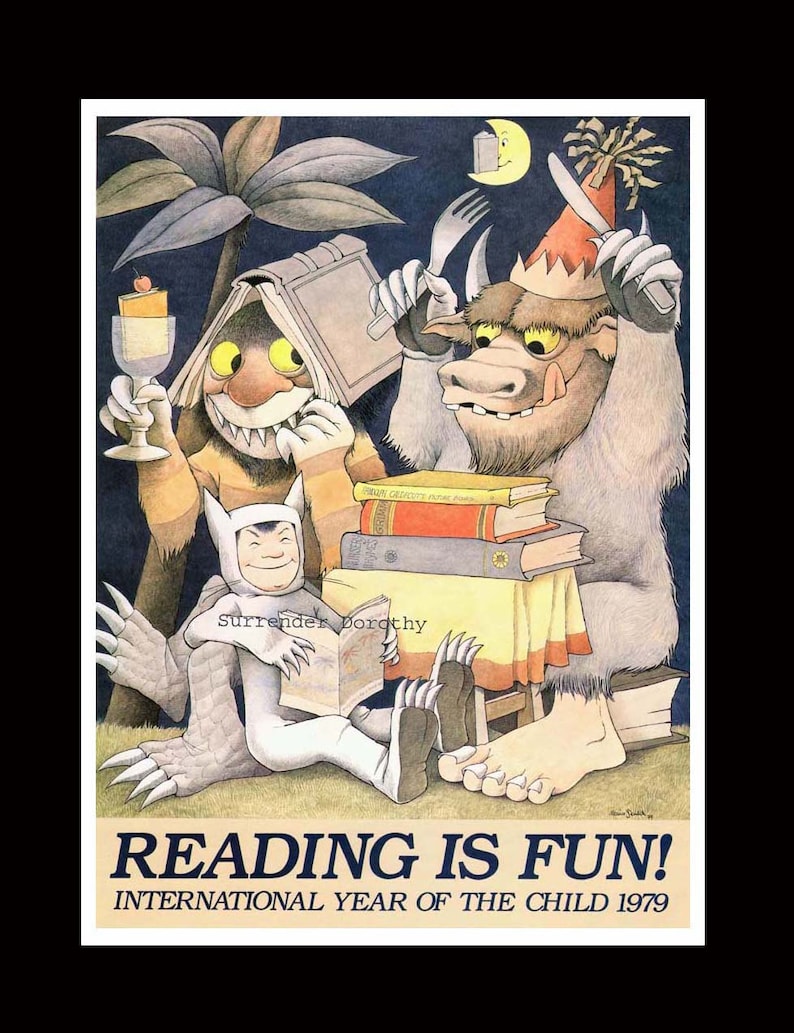 Reading is Fun Maurice Sendak 1979 International Year of the Child ...