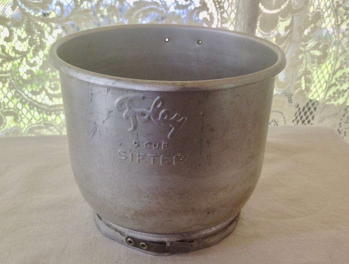 Foley Flour Sifter Five 5 Cups WWII Period Kitchen Tool | Etsy