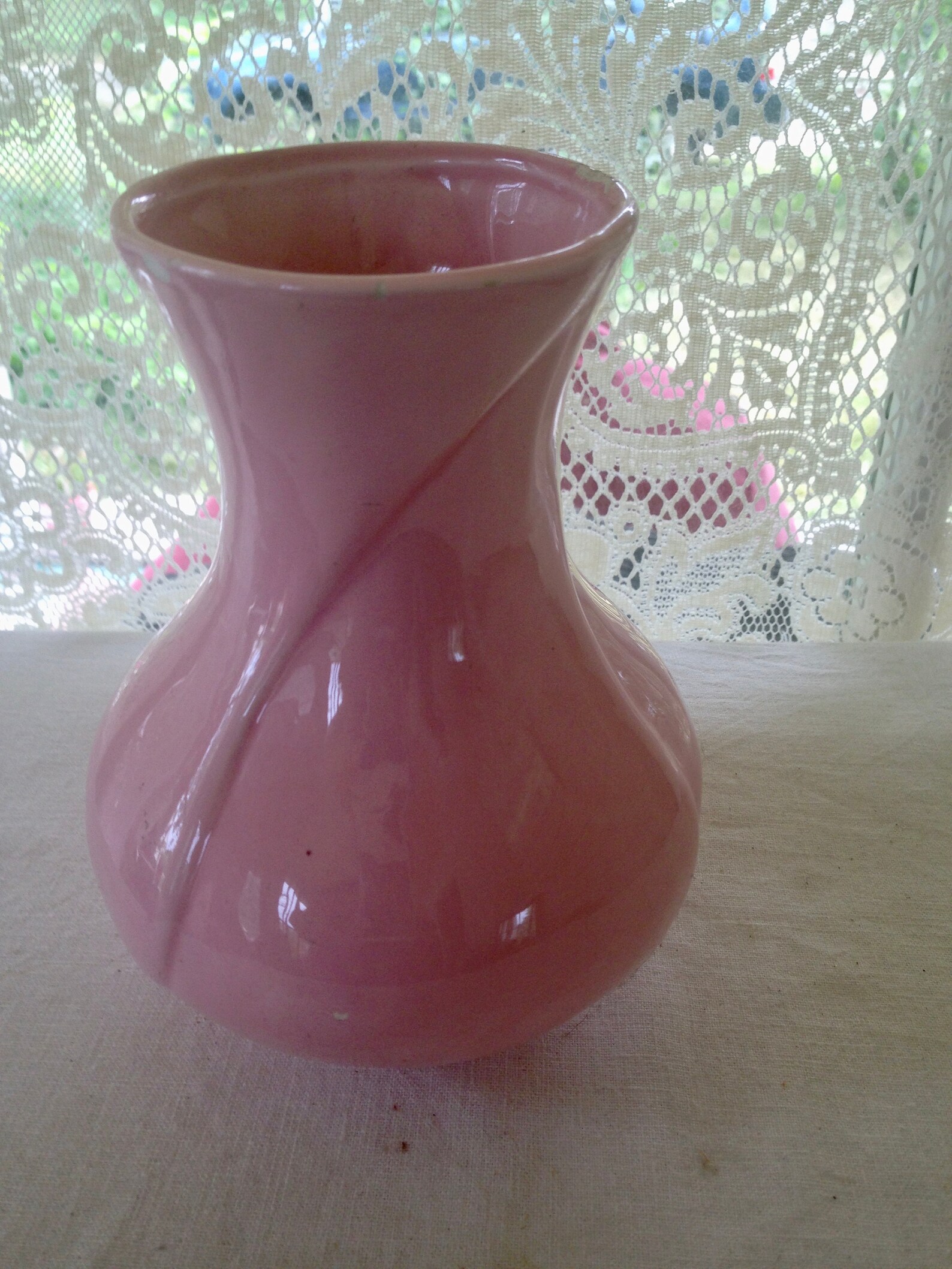 Vintage Vase Tea Rose Pink Mid Century for Your Country - Etsy