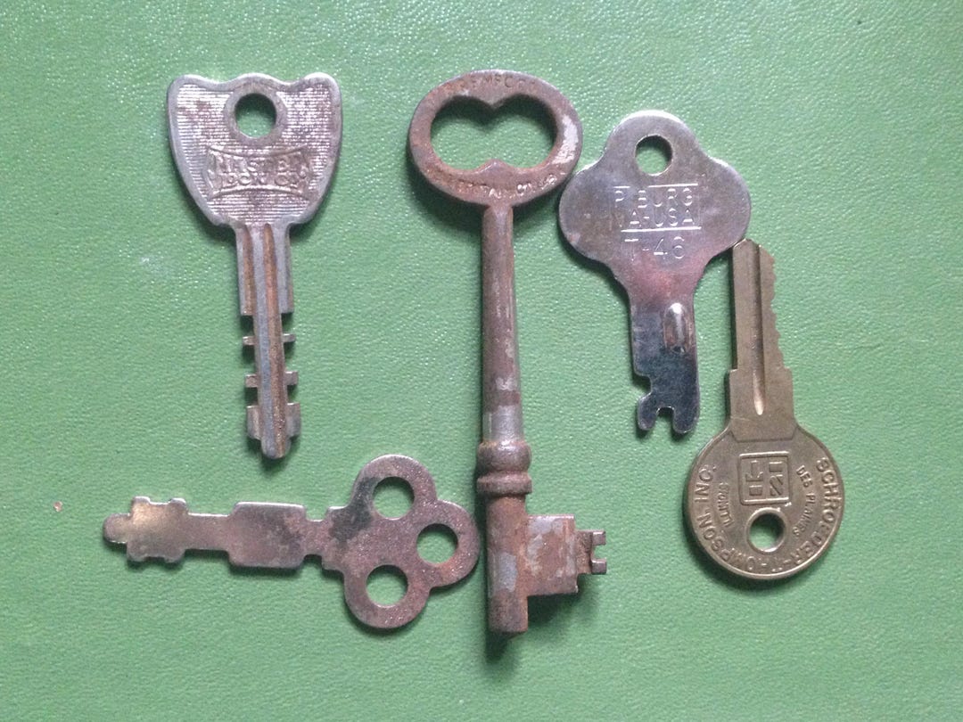 5 Mad Mike's Funky Vintage Keys for Your Art & Jewelry Projects Lot #7 ...