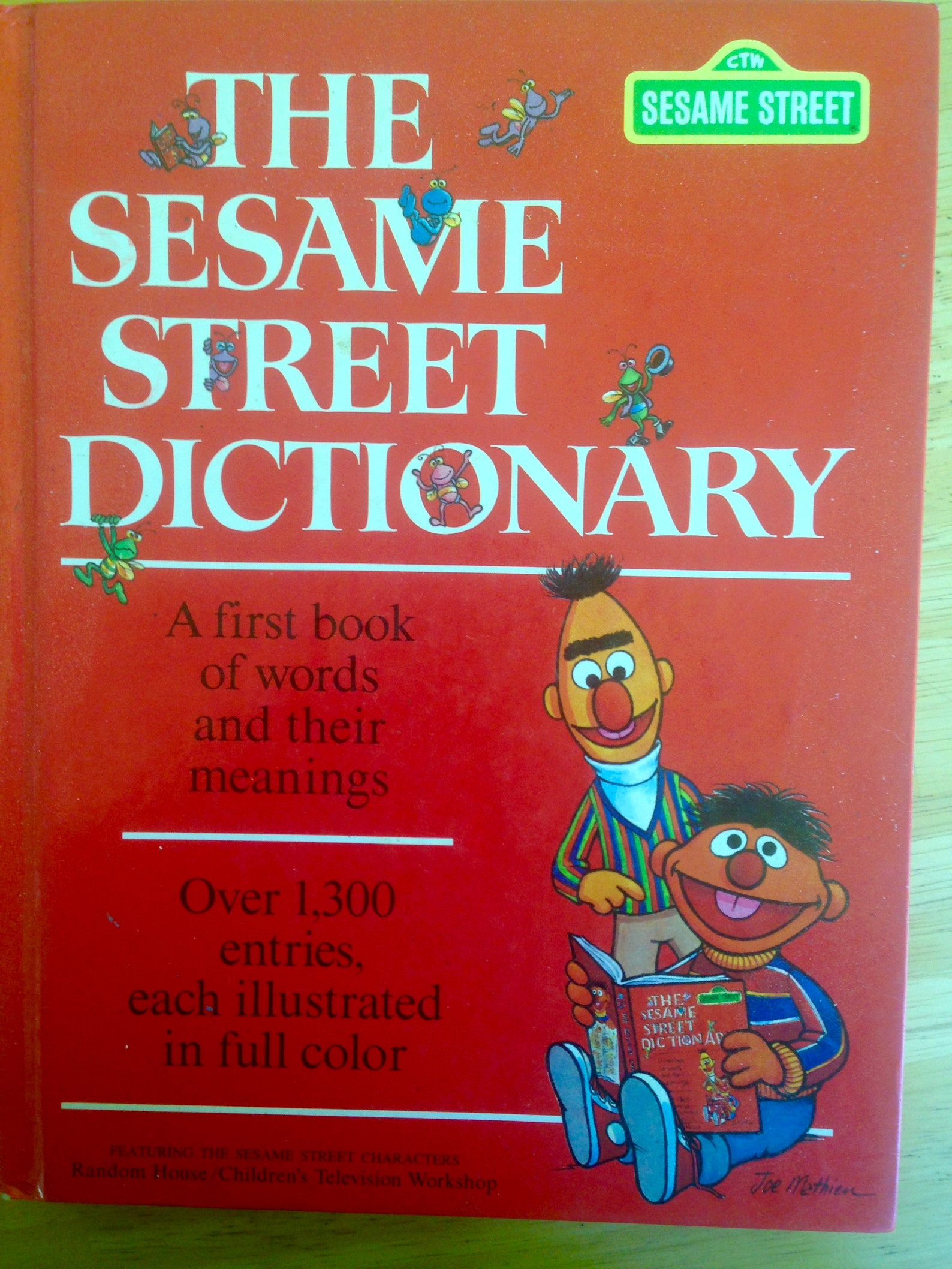 Sesame Street Dictionary 1980 CTW Children's Television | Etsy