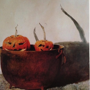 Jamie James Wyeth Pumpkin Pot Vintage Lithograph to Frame 1980s - Etsy