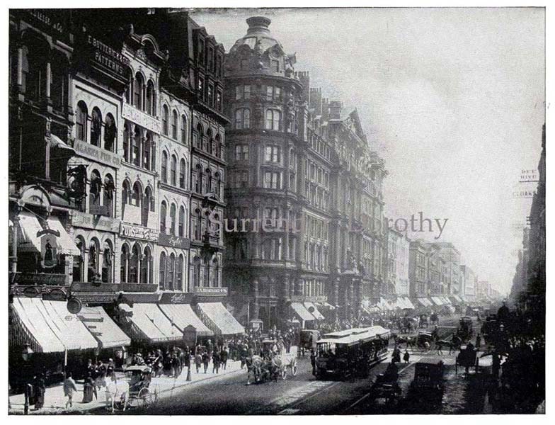 Chicago Illinois State Street USA 1890 Vintage Victorian - Etsy