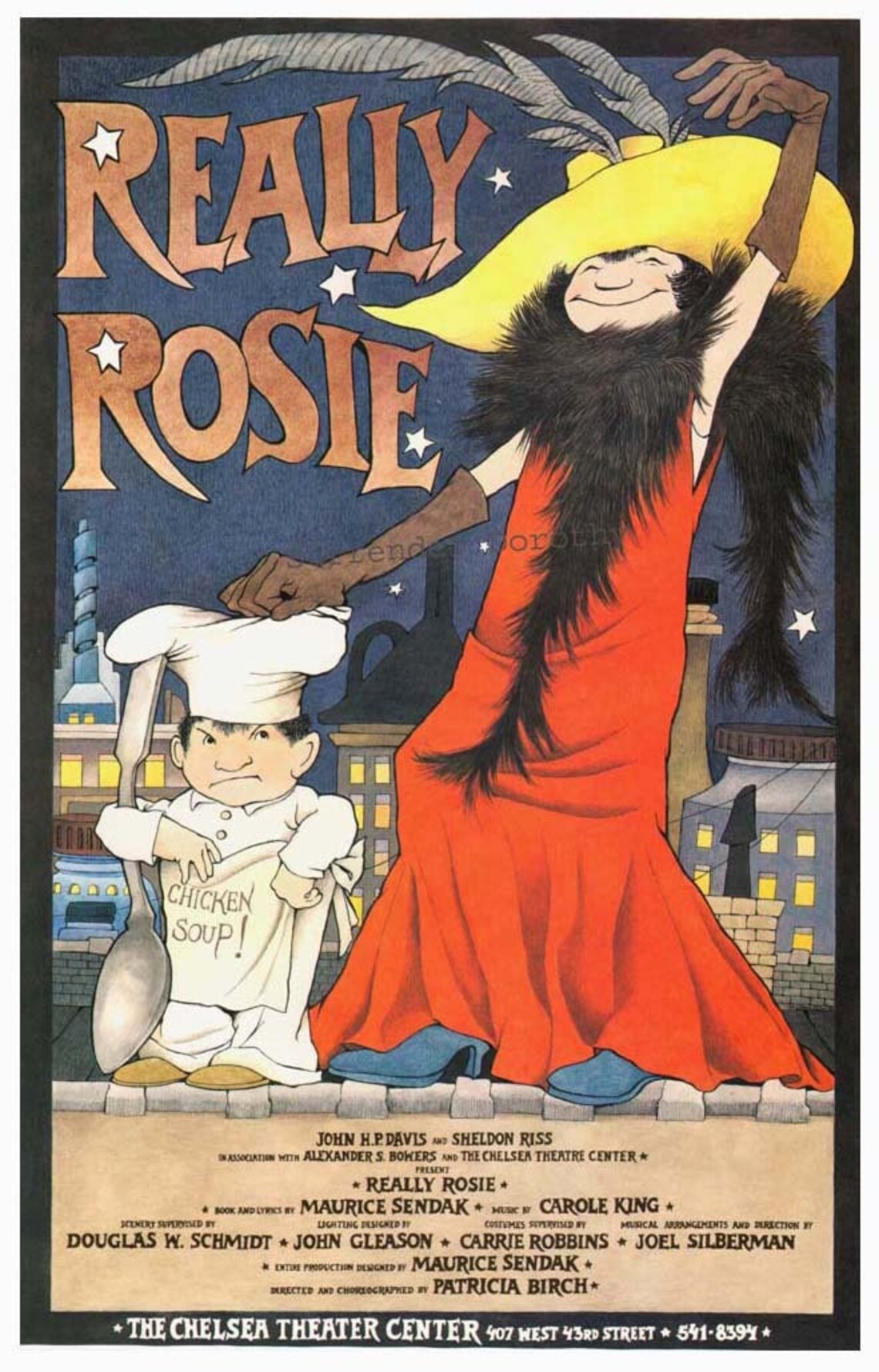 Really Rosie Maurice Sendak Original Children's Nursery Poster to Frame ...