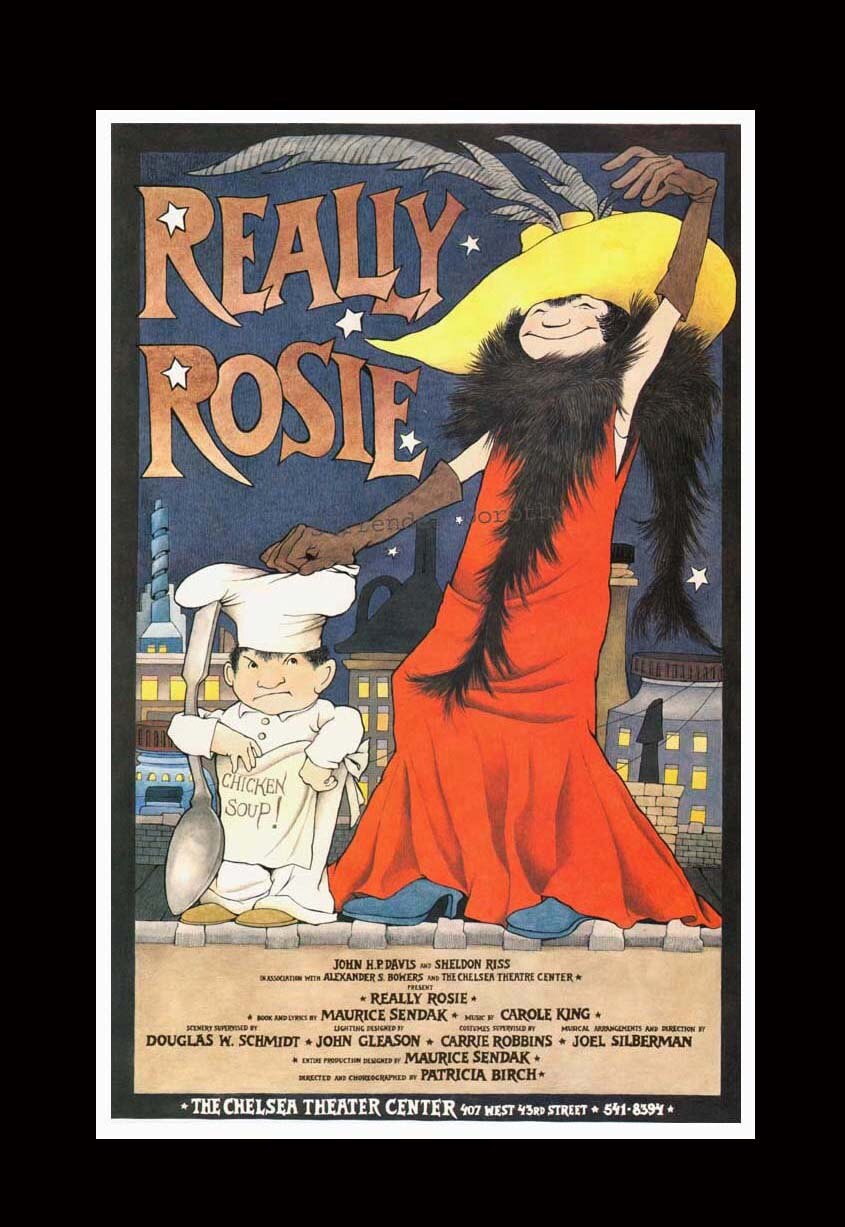 Really Rosie Maurice Sendak Original Children's Nursery Poster to Frame ...