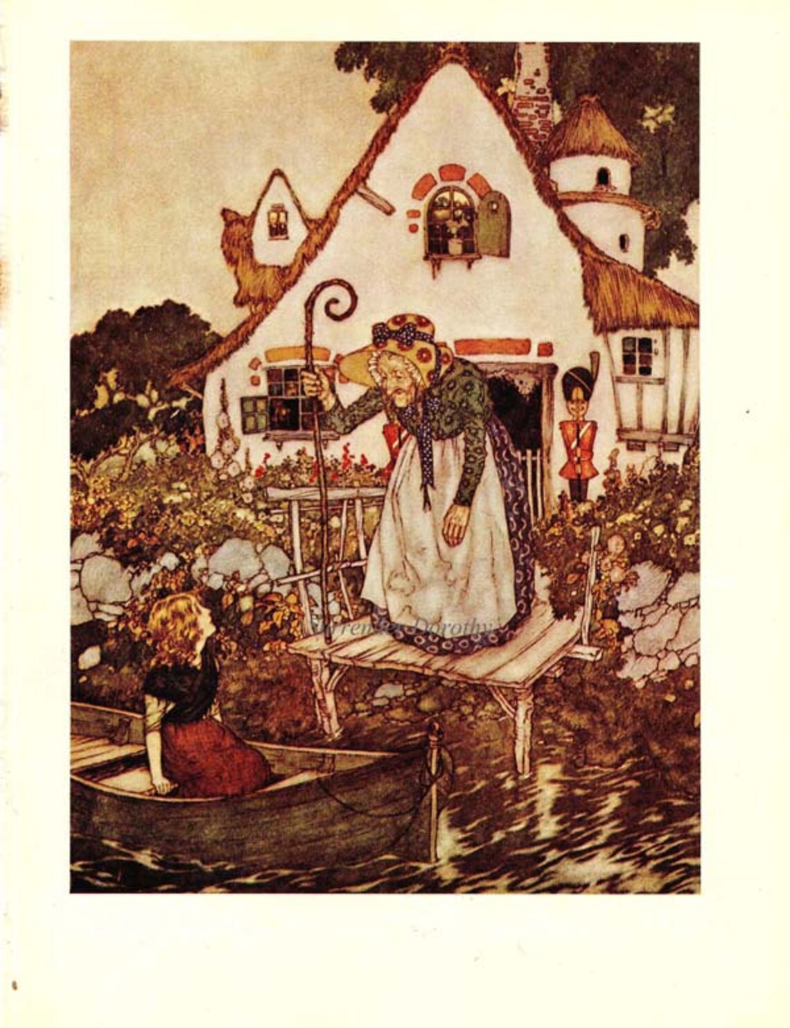 Messy Princess Snow Queen Edmund Dulac Hans Andersen Vintage - Etsy
