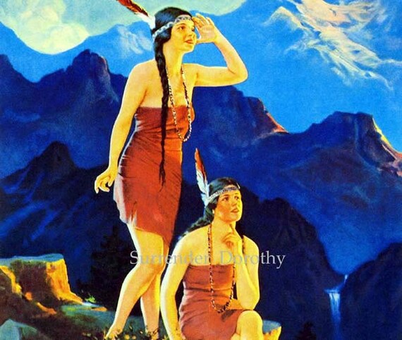 Chica Pin Up Nativa Americana Erin Davies على X: "Native American