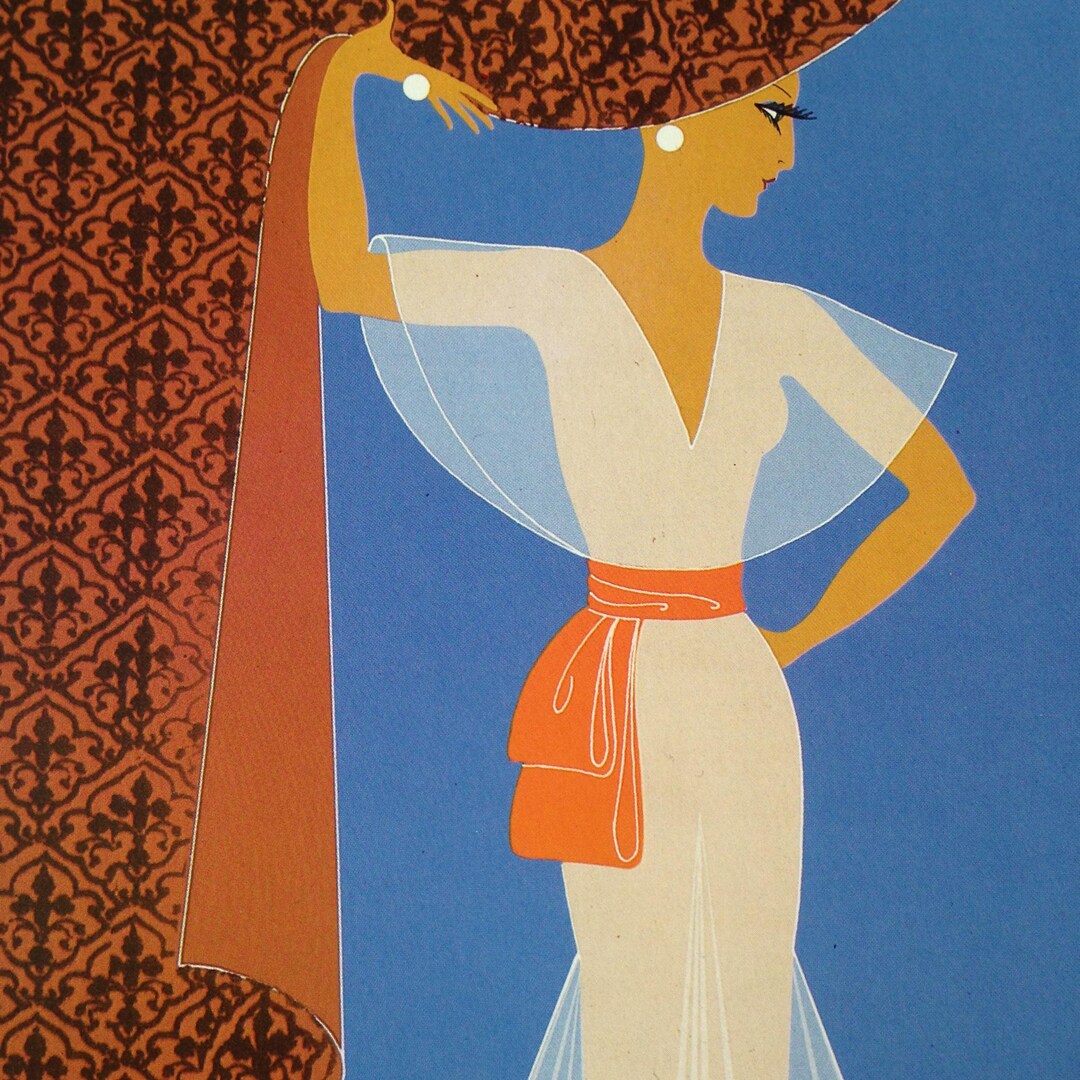 Erte' the Curtain Theatrical Costume 1920s Roaring Twenties Vintage ...