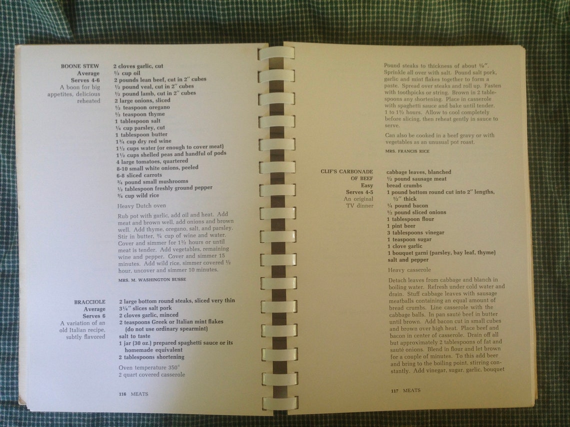 Portland Symphony Cookbook Comb Bound 1987 Softcover Cook Book | Etsy