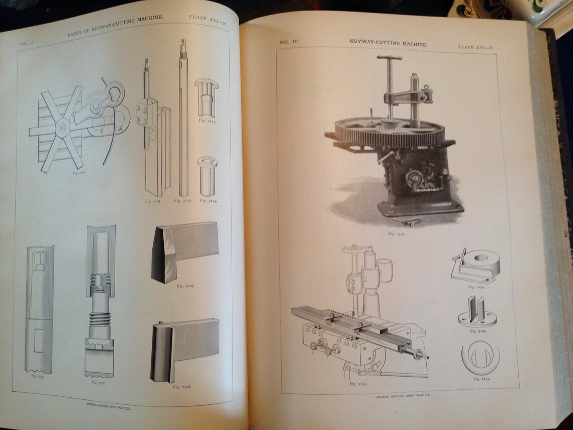 Modern Machine Shop Practice Joshua Rose 1901 Volumes I & II - Etsy