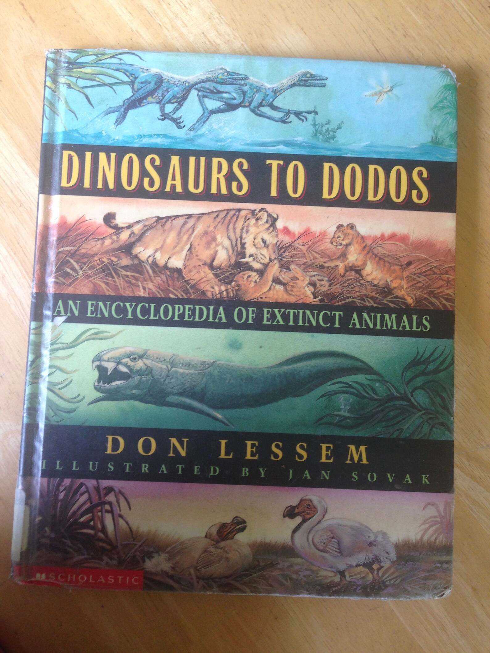 Dinosaurs to Dodos Encyclopedia of Extinct Animals Don Lessum - Etsy