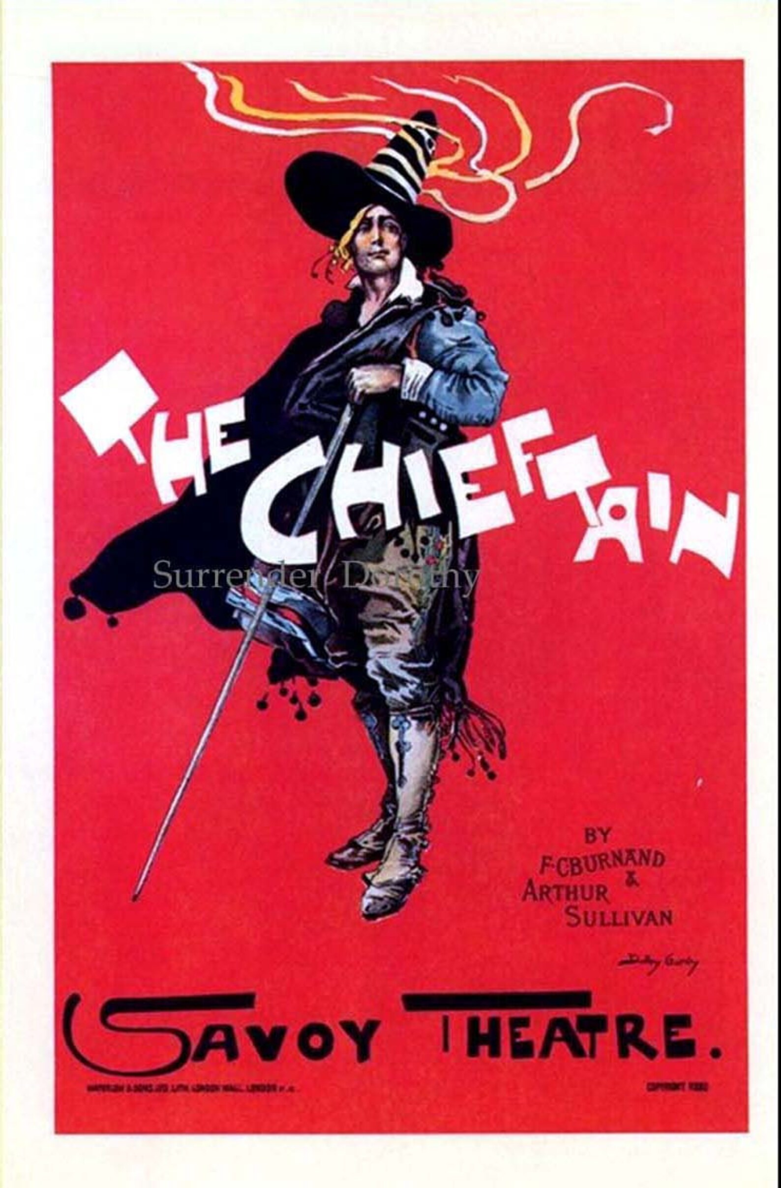 Smoking Gigolette Chieftain Savoy Theater Belle Epoque Victorian Art ...