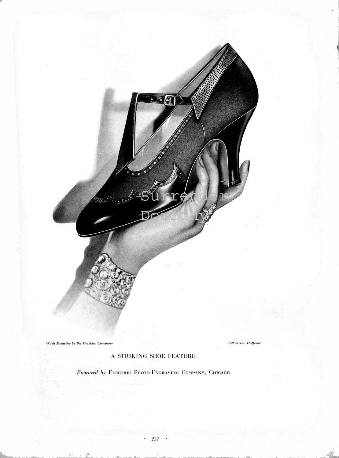 Flapper Girl Walkover Shoe Woman's Fashions Roaring - Etsy