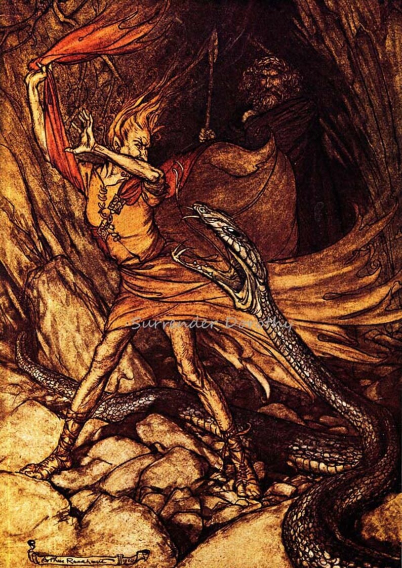 Rhinegold & Valkyrie Arthur Rackham Vintage Edwardian Era Vintage ...