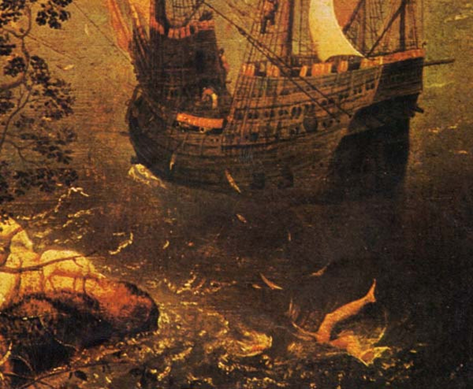 Landscape Fall of Icarus Pieter Bruegel First Flight Color - Etsy