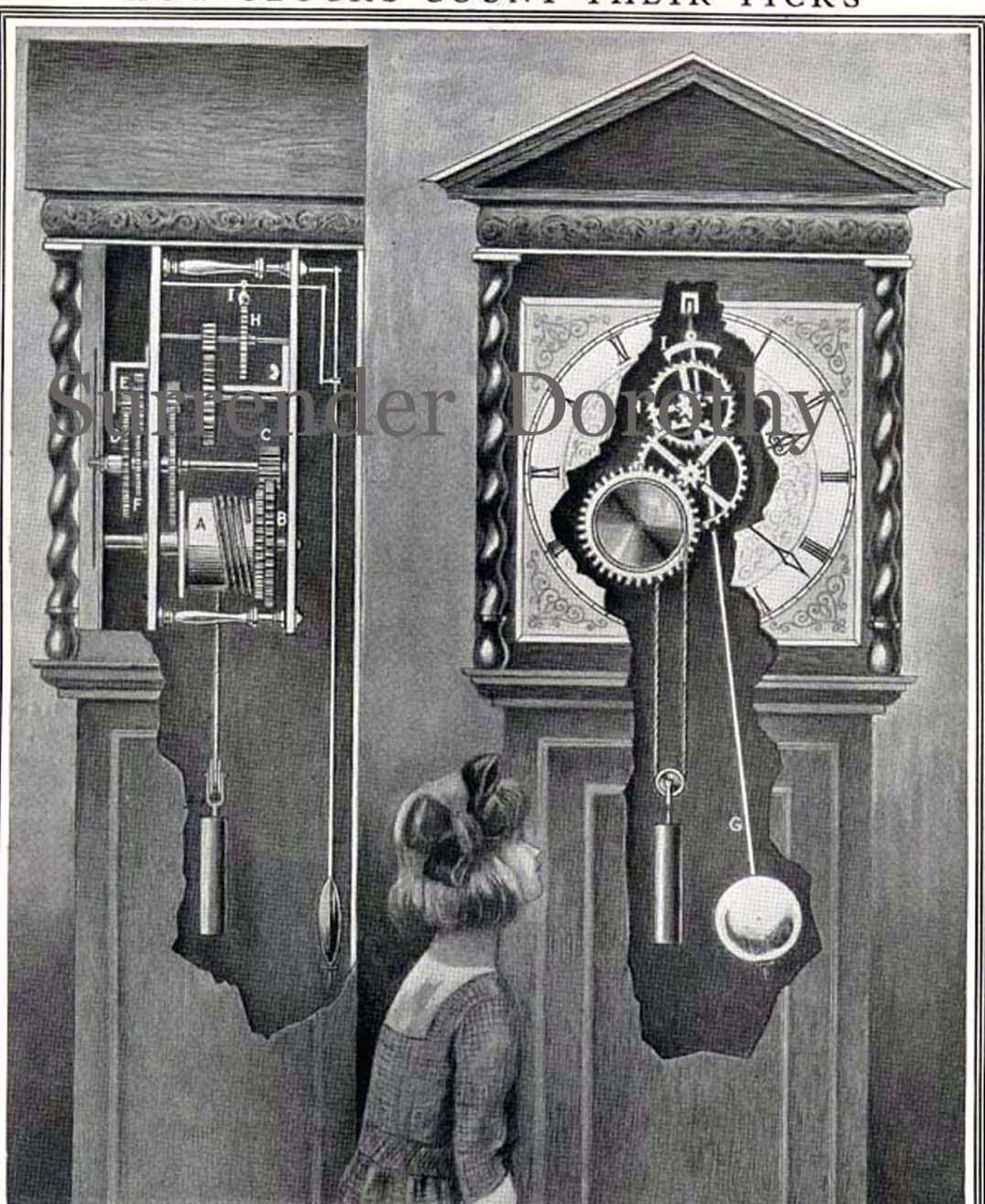 How Clocks Work 1928 Mechanics Lessons for Children | Etsy