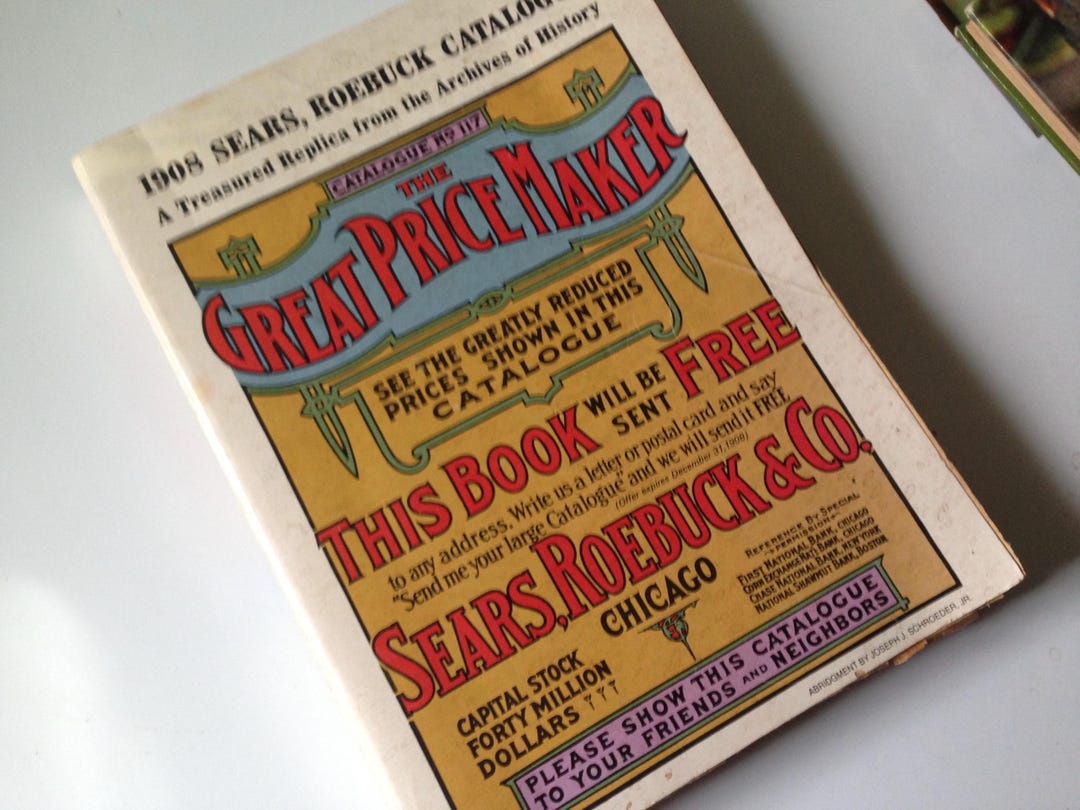 Sears and Roebuck Catalog 1904 BIG Book Fashion Furnishings Tools ...