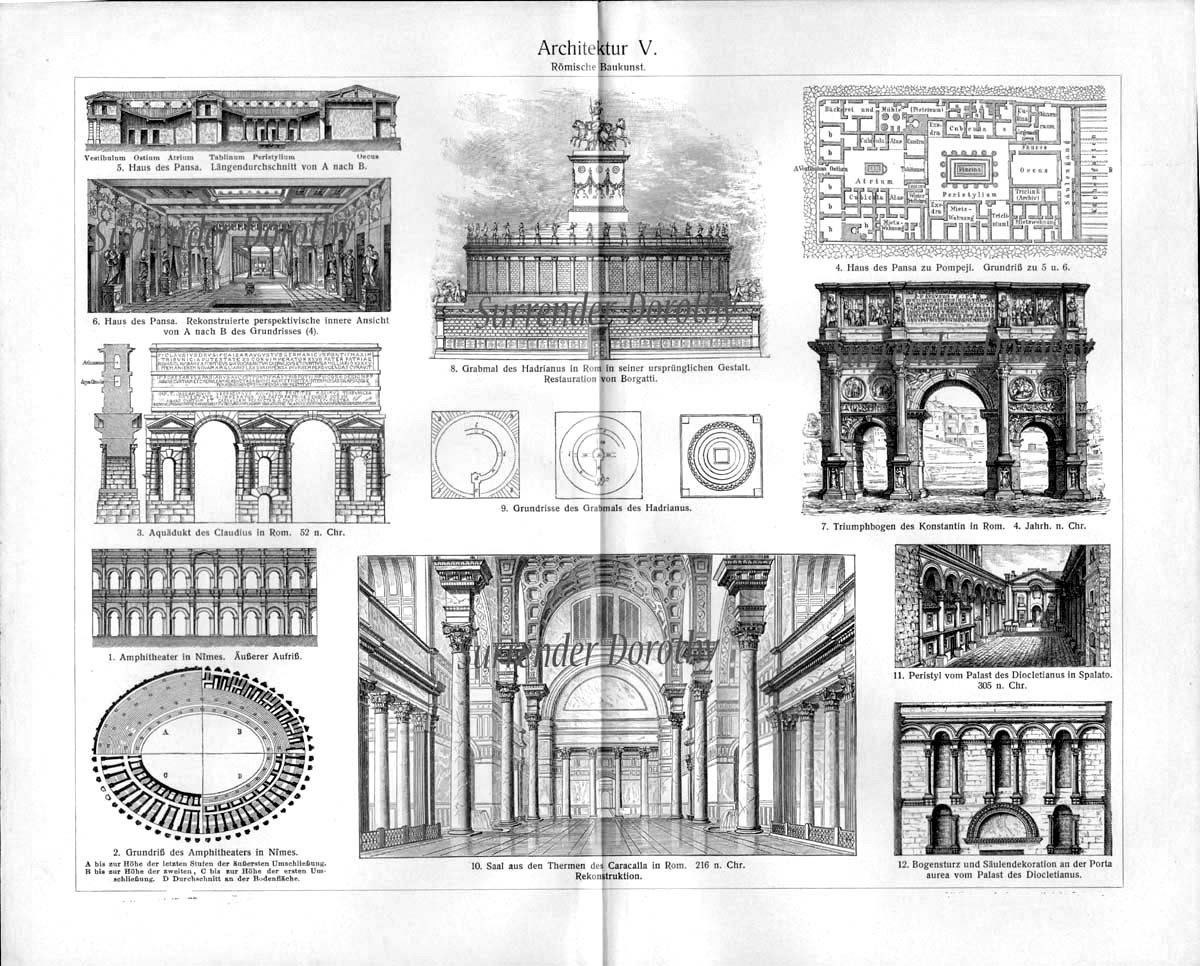 Romanesque Architecture Sketch