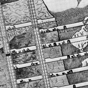 Diamond Mine Chart Vintage Industry Roaring Twenties Illustration to ...
