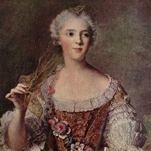 Portrait of Madame Sophie by Jean-marc Nattier Art Masters Color ...