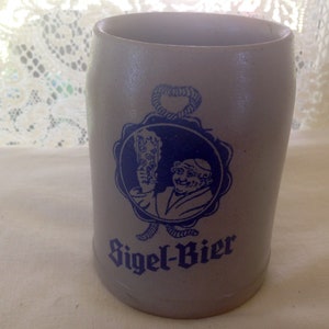 Sigel Bier Beer Tankard Beer Stein Lichtenstein Germany 1970s Retro ...