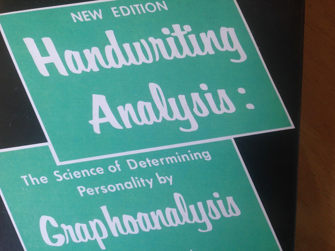 Handwriting Analysis the Science of Determining Personality by | Etsy