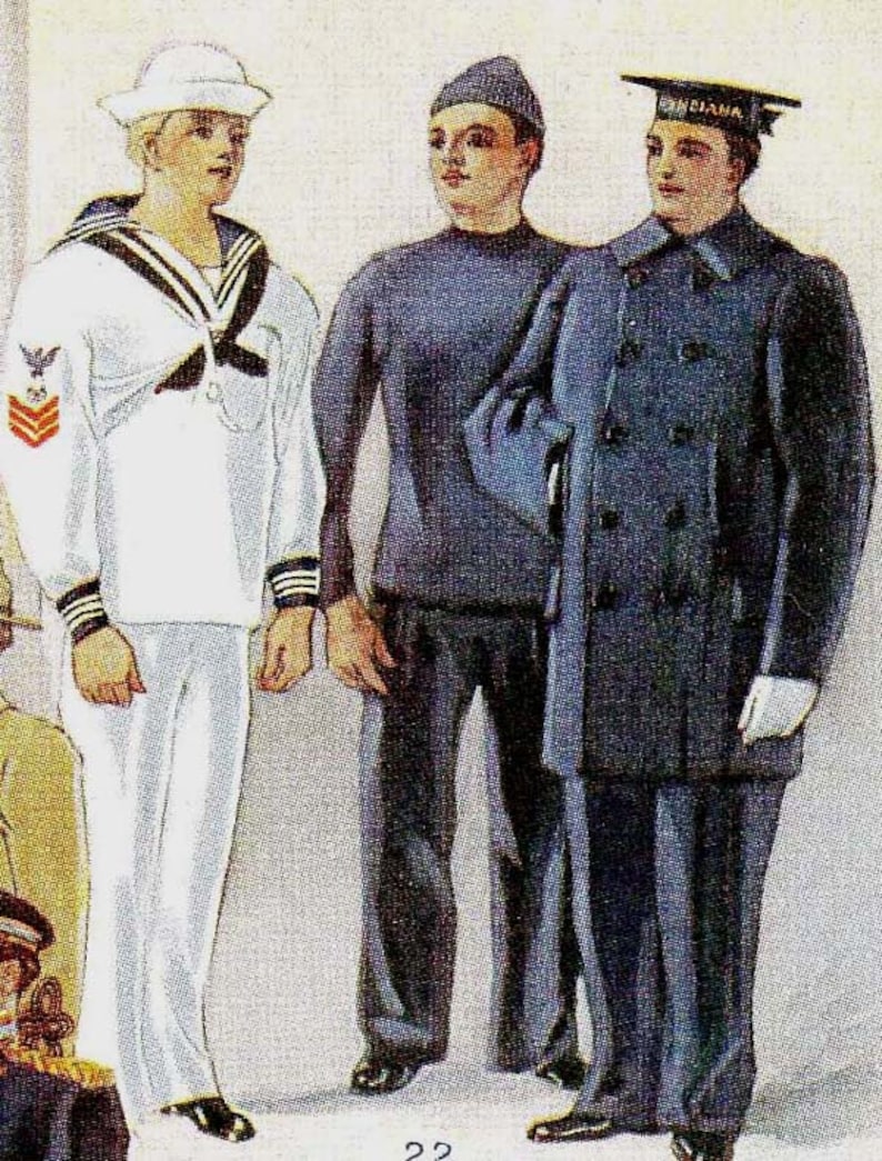 USA Army Navy Uniforms 1912 Officers & Gentleman Military Fashion for ...