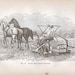 Wood Self Rake Reaper Civil War Era 1869 Victorian Antique Horse Drawn ...