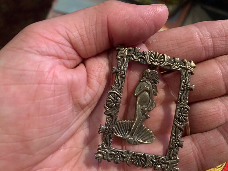Hand & Hammer Demateo Sterling Birth of Venus Pin Brooch - Etsy