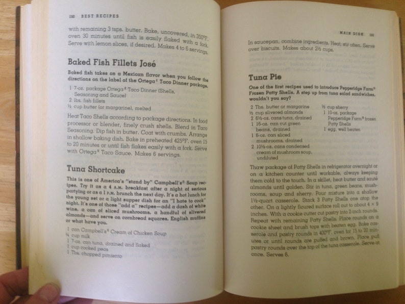 Best Recipes From the Backs of Boxes Cans & Jars Cookbook - Etsy