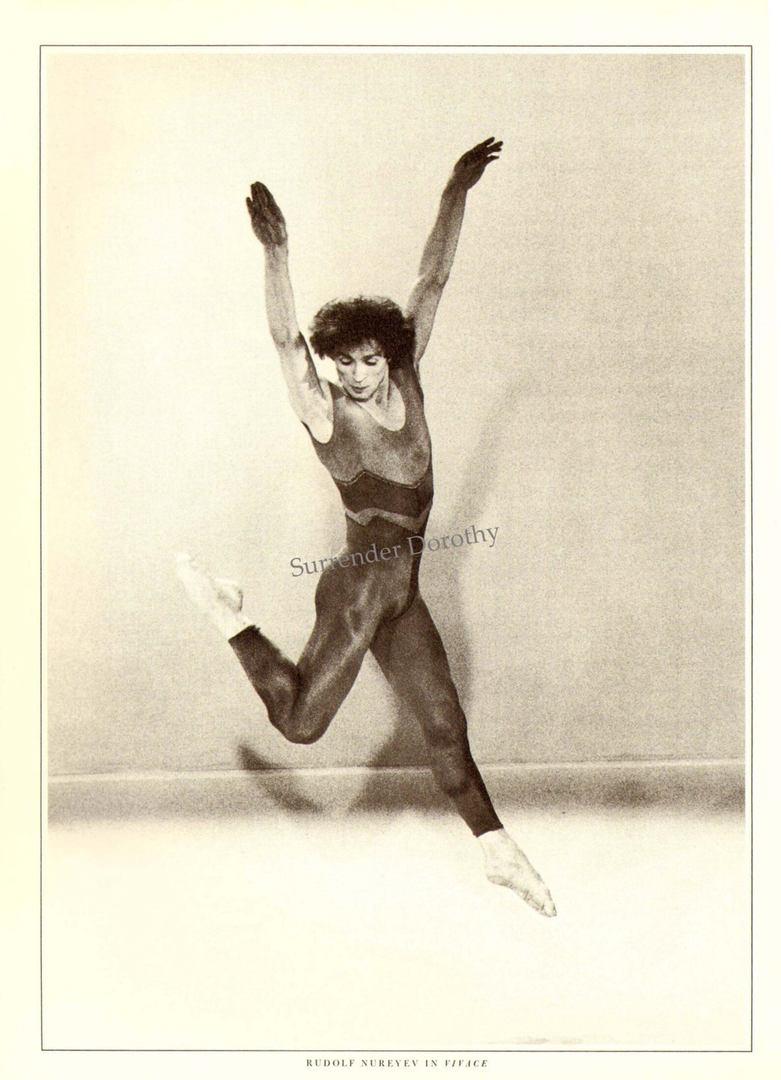 Rudolph Nureyev in Vivance Modern Dance Portrait Photo Illustration ...