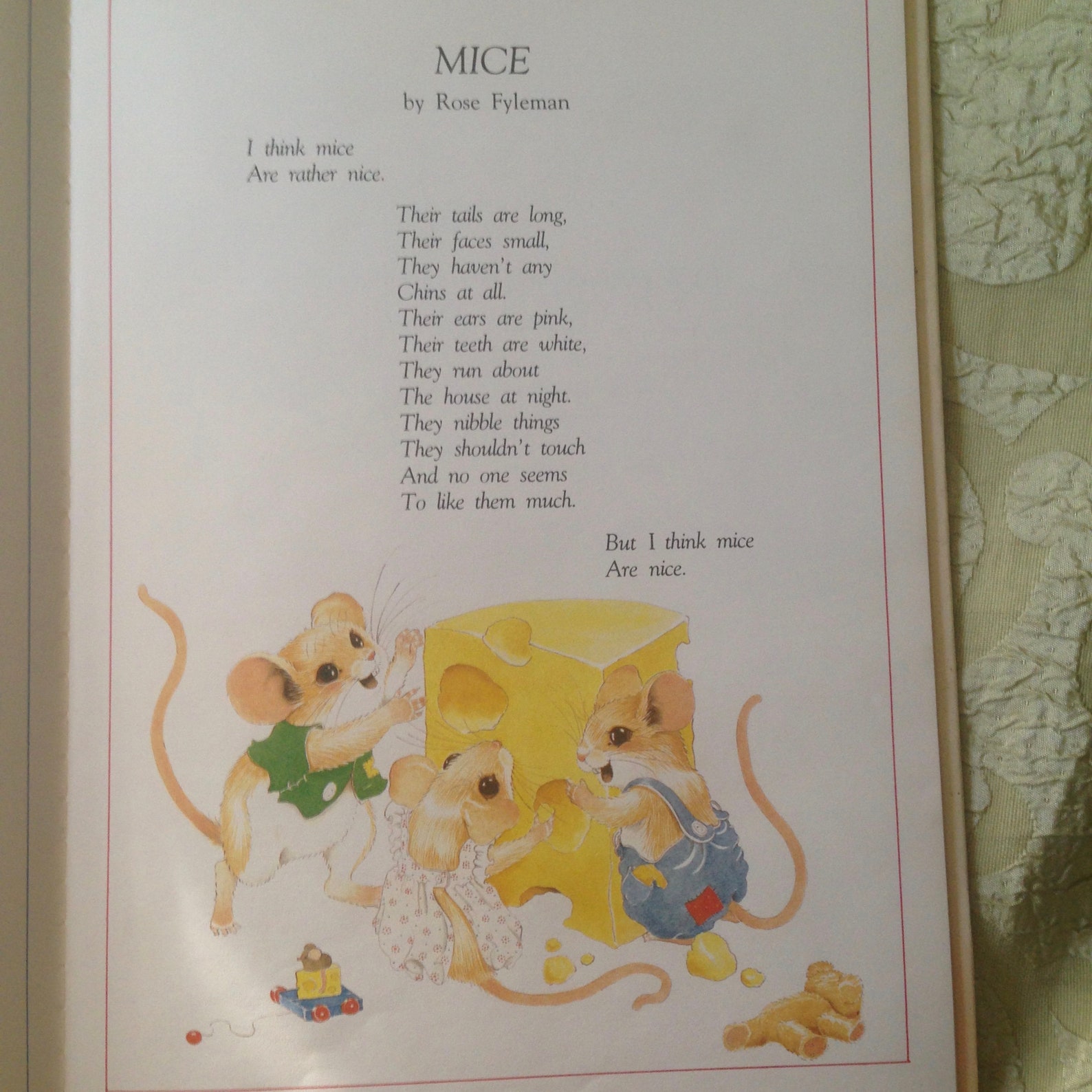 A Merry Mouse Book of Favorite Poems Pricilla Hillman - Etsy