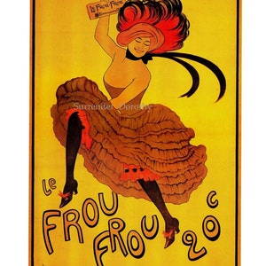 Le Frou Frou Magazine Leonetto Cappiello Paris France Vintage Victorian ...