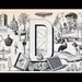 Letter D French Dictionary Alphabet Chart Paris France to Frame Black ...
