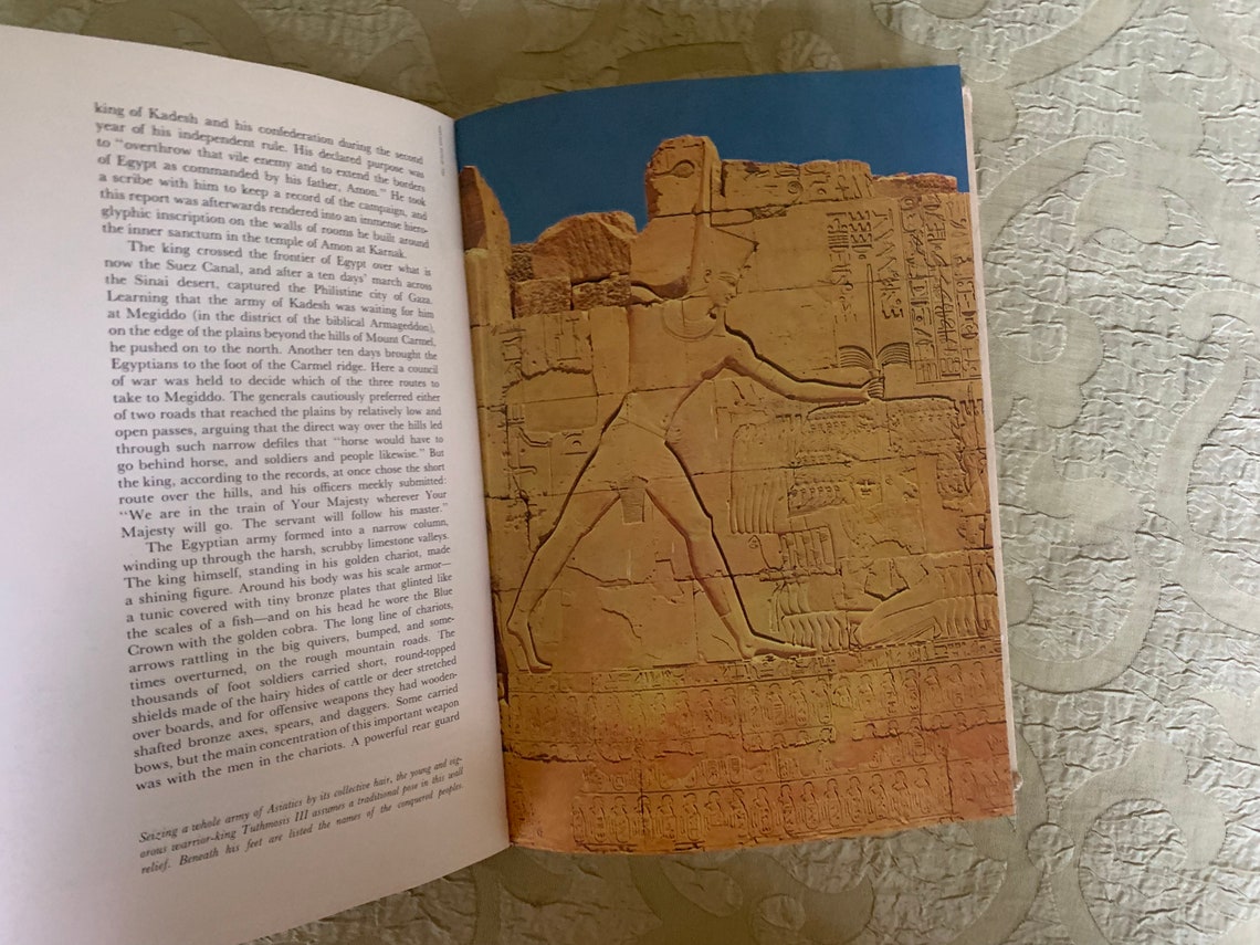 Pharaohs of Egypt Lavishly Illustrated Hardcover Book Vintage Natural ...