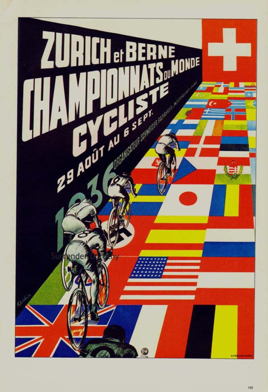 Zurich to Bern Switzerland International Bicycle Race Vintage - Etsy