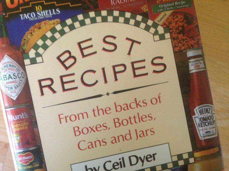 Best Recipes From the Backs of Boxes Cans & Jars Cookbook - Etsy