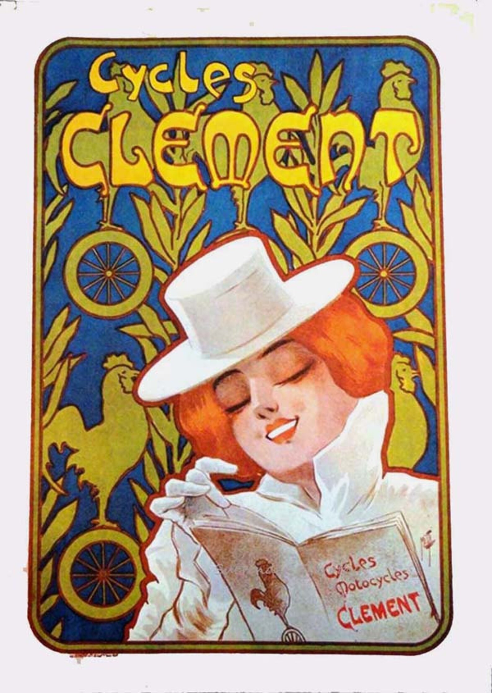 Cless & Plessing Bicycle Brynolf Wennerberg Sweden 1898 Art - Etsy