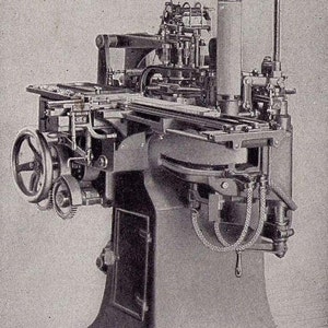 Type Setting Printing Machines 1912 Linotype Monotype Printers - Etsy