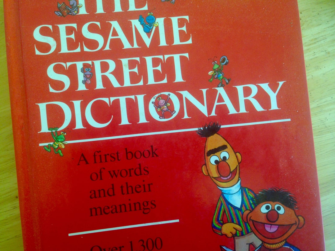 Sesame Street Dictionary 1980 CTW Children's Television Workshop Jim ...