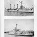 French Ironclad Navy Battleship Hoche 1895 Vintage Ship Rotogravure ...