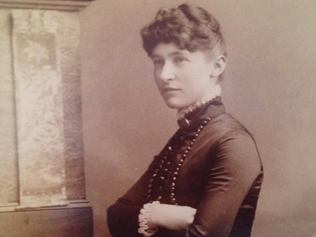 Margaret Stone Parker of Chicago Cabinet Card Sepia Tone Photograph ...