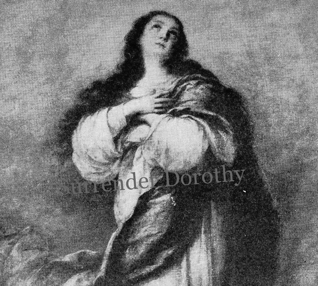 Immaculate Conception Murillo Virgin Mary 1928 Frameable - Etsy