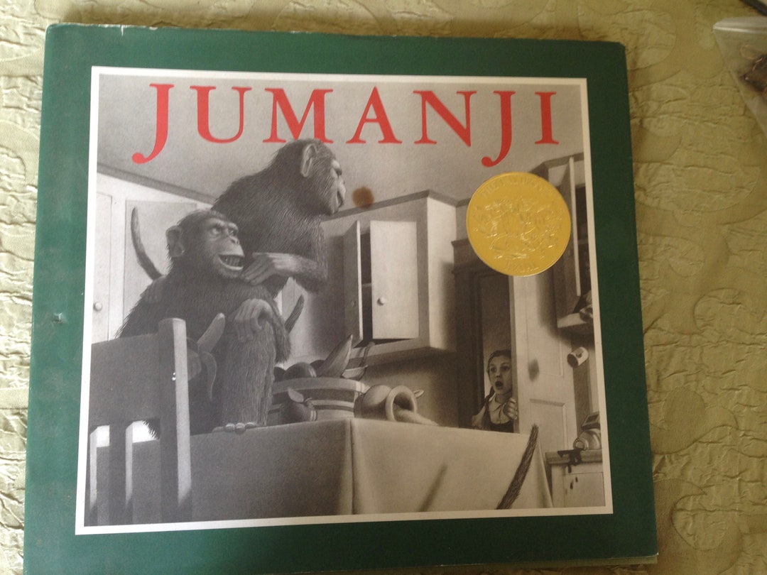 Jumanji Chris Van Allsburg 1981 First Edition Children's Book Caldecott ...