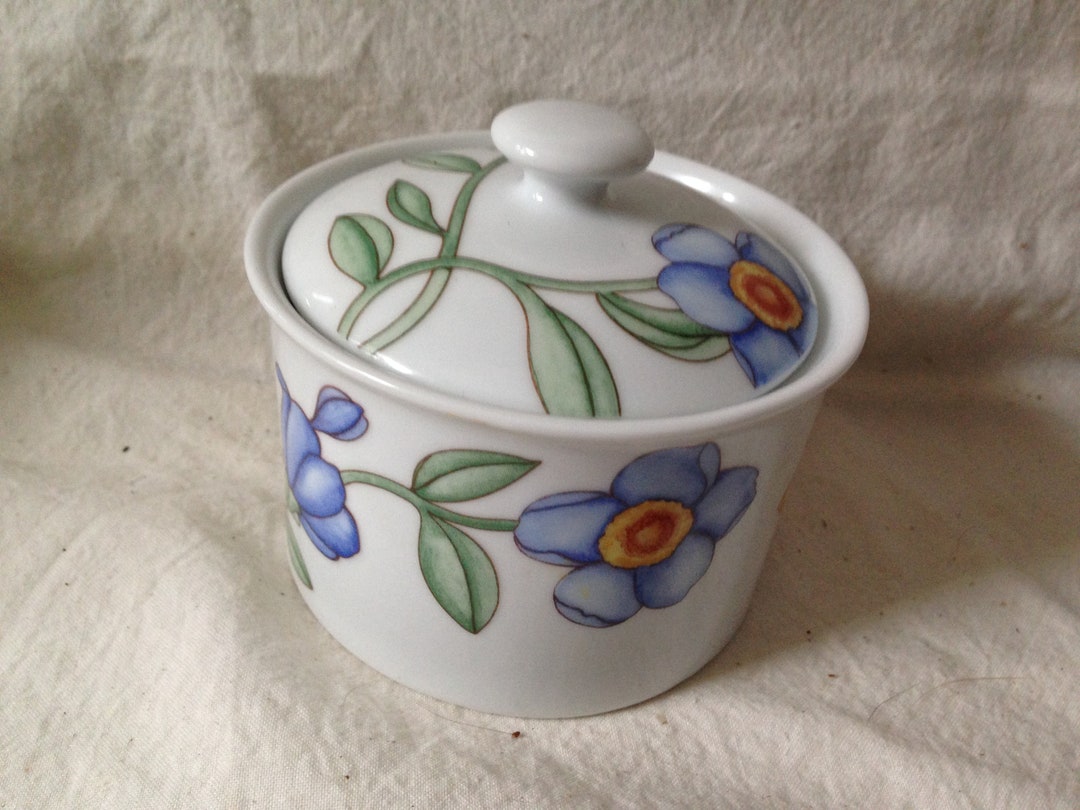 Dansk Marabello Vintage Sugar Bowl Beautiful Floral Pattern 1990s - Etsy