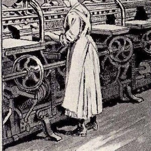 How Knitting Machines Work Early Invention Vintage Illustration to ...